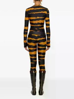 Emilio Pucci Fiamme-print Lycra Jumpsuit
