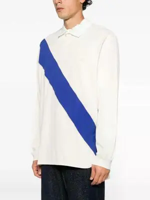 WALES BONNER Prism Diagonal-stripe Polo Shirt
