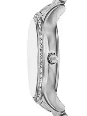 Michael Kors Mini Sage Pavé Silver-tone Watch