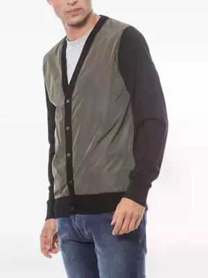 FERRI Tess Contrast-panel Cardigan