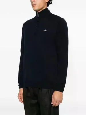 Gant Quarter-zip Wool Sweater