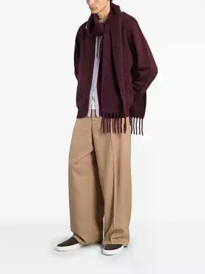 LANEUS Pleated Wide-leg Trousers