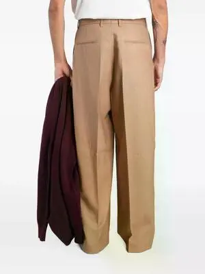 LANEUS Pleated Wide-leg Trousers