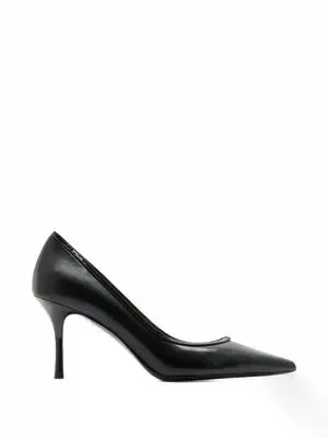Tory Burch Double T Buckle Pumps - Black