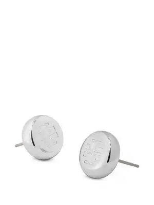 Tory Burch Logo-engraved Stud Earrings