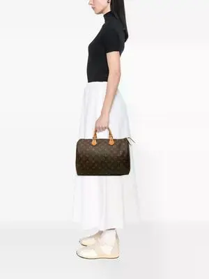 LOUIS VUITTON 1995 Monogram Speedy 35 Boston Bag