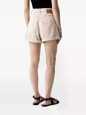 HAVEONE Rolled-cuff Logo-patch Shorts