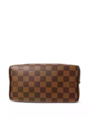 LOUIS VUITTON 20 Speedy Bandoulière Damier Ébène Tote Bag - Brown