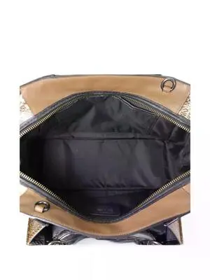COACH Dreamer Snakeskin-effect Shoulder Bag