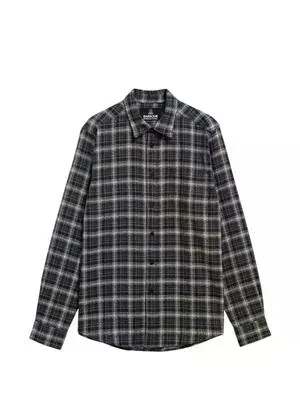 Barbour Transverse Tailored Long-sleeved Shirt - Blue