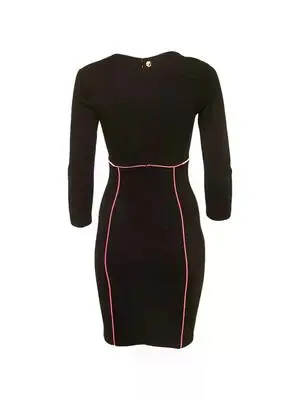 Versace Piping-detail Shift Mini Dress