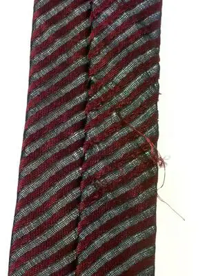 BOSS Striped-pattern Silk Jacquard Tie