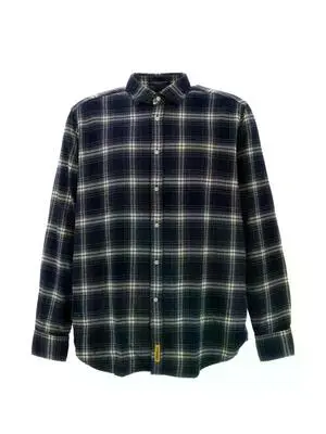 B.D.BAGGIES Check-pattern Long-sleeve Shirt - Blue