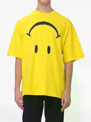 Moschino Smiley-print T-shirt - Yellow