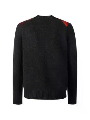 Giada Benincasa London Argyle-pattern Wool Sweater - Grey