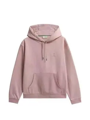 Pringle Of Scotland Logo-embroidered Hoodie - Pink