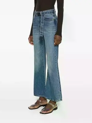 Sacai X Levi's Belted Flared Jeans