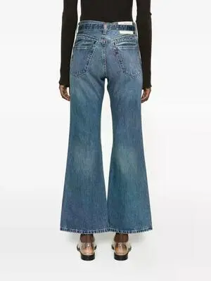 Sacai X Levi's Belted Flared Jeans