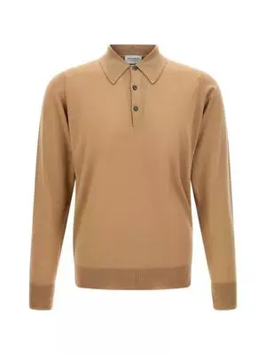 John Smedley Dorset Merino Wool Polo Shirt - Neutrals