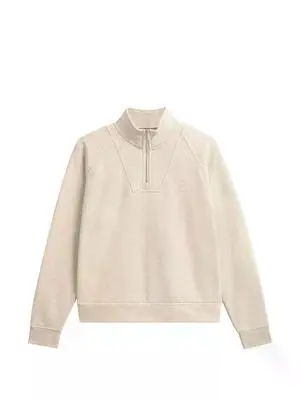 Pringle Of Scotland Half-zip Sweatshirt Neutrals