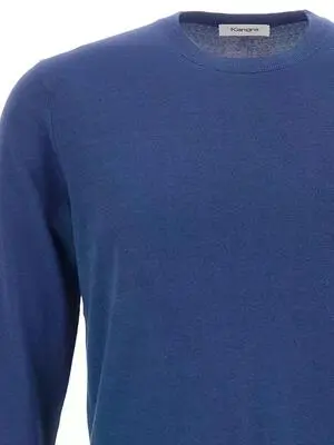 KANGRA Stockinette-stitch Crew-neck Sweater
