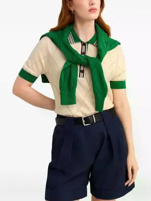 Pringle Of Scotland Argyle Polo Shirt