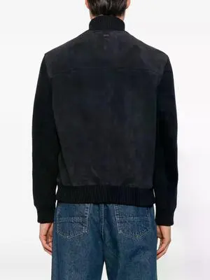 BOSS Suede Panelled Jacket