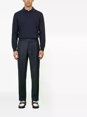 BRIGLIA 1949 Manhattan Pleated Tapered-leg Trousers