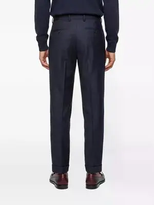 BRIGLIA 1949 Manhattan Pleated Tapered-leg Trousers