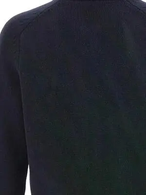 GRAN SASSO Super Geelong Zip-up Ribbed Cardigan