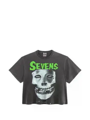 TRIPLE SEVENS Iron Face T-shirt - Black