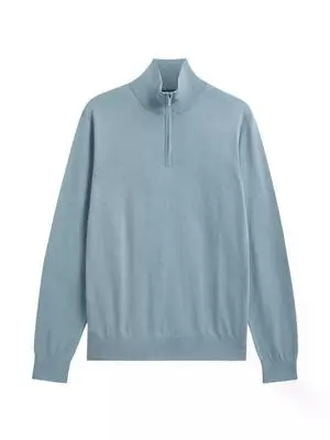 Pringle Of Scotland Quarter-zip Sweater - Blue