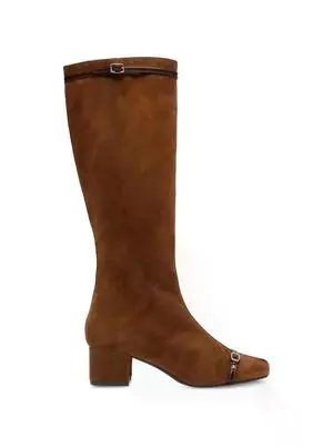 CAREL Starter Buckle-detail Boots - Brown