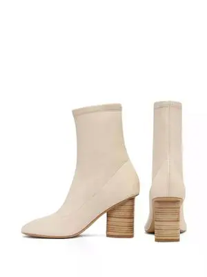 CAREL Lucia Stretch-leather Ankle Boots - Neutrals