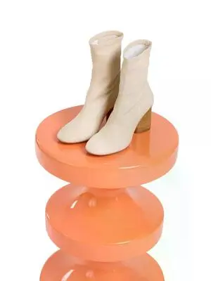 CAREL Lucia Stretch-leather Ankle Boots - Neutrals