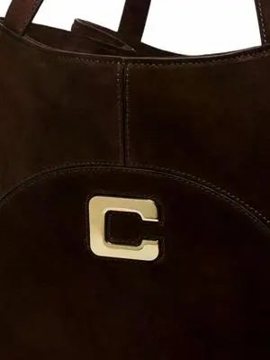 CAREL Clemenceau Suede Tote Bag