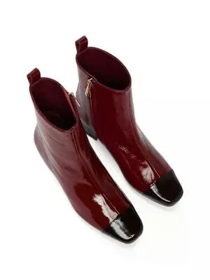 CAREL Estime Patent Leather Ankle Boots