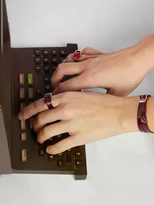 CAREL Double-wrap Patent Leather Bracelet