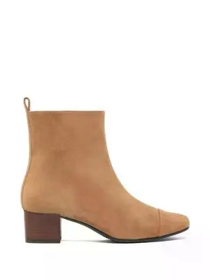 CAREL Estime Square-toe Ankle Boots - Neutrals