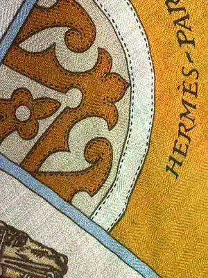 Hermès Horse-print Scarf