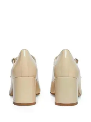 CAREL Alice Double-strap Patent Calf-leather Pumps
