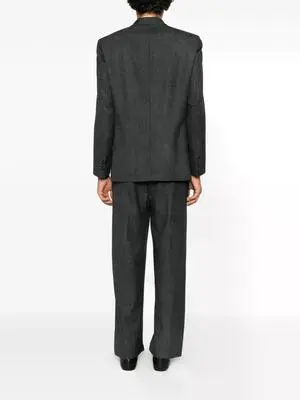 MARSEM Double-breasted Check-pattern Suit
