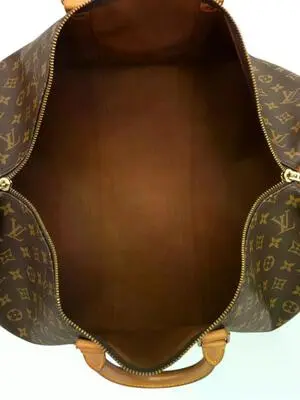 LOUIS VUITTON 1992 Monogram Keepall Bandouliere 55 Travel Bag
