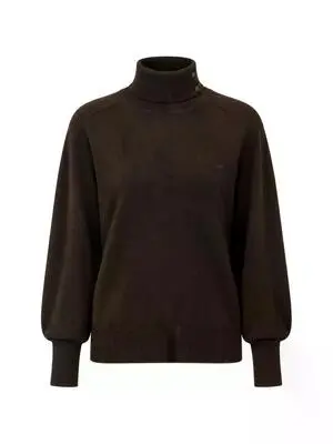 Liu Jo Roll-neck Button-detail Sweater