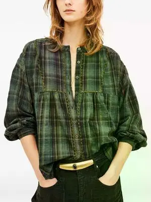 Ba&sh Sisi Check-pattern Shirt