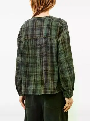 Ba&sh Sisi Check-pattern Shirt