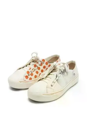 Fendi Graphic-print Low-top Sneakers