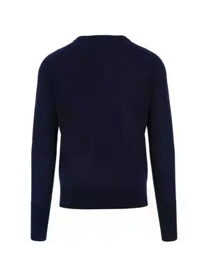 OLIVER LATTUGHI Raglan-sleeve Fine-knit Sweater
