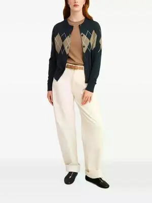 Pringle Of Scotland Diamond-pattern Cardigan
