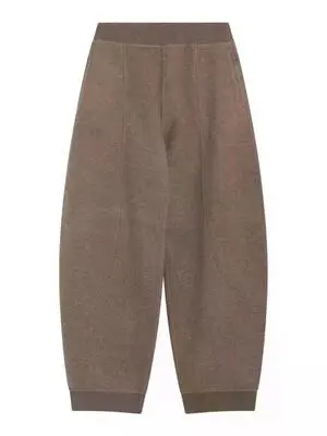 Max Mara Wool-and-cashmere Jogging Trousers Beige